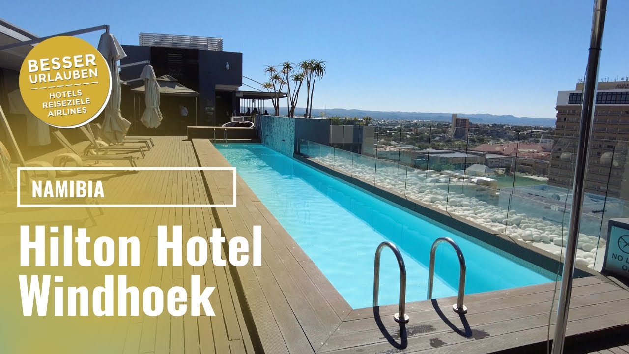Hilton Windhoek - Hotel in Namibia - Walking Tour - YouTube