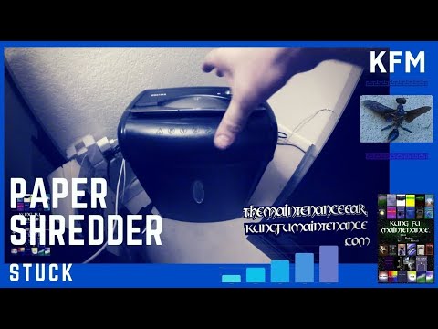 How To Fix Paper Shredder Jam Repair Video 2025 Remix - YouTube