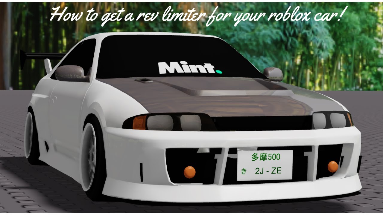 How to get a rev limiter for your car - Roblox. (The Basics) - YouTube