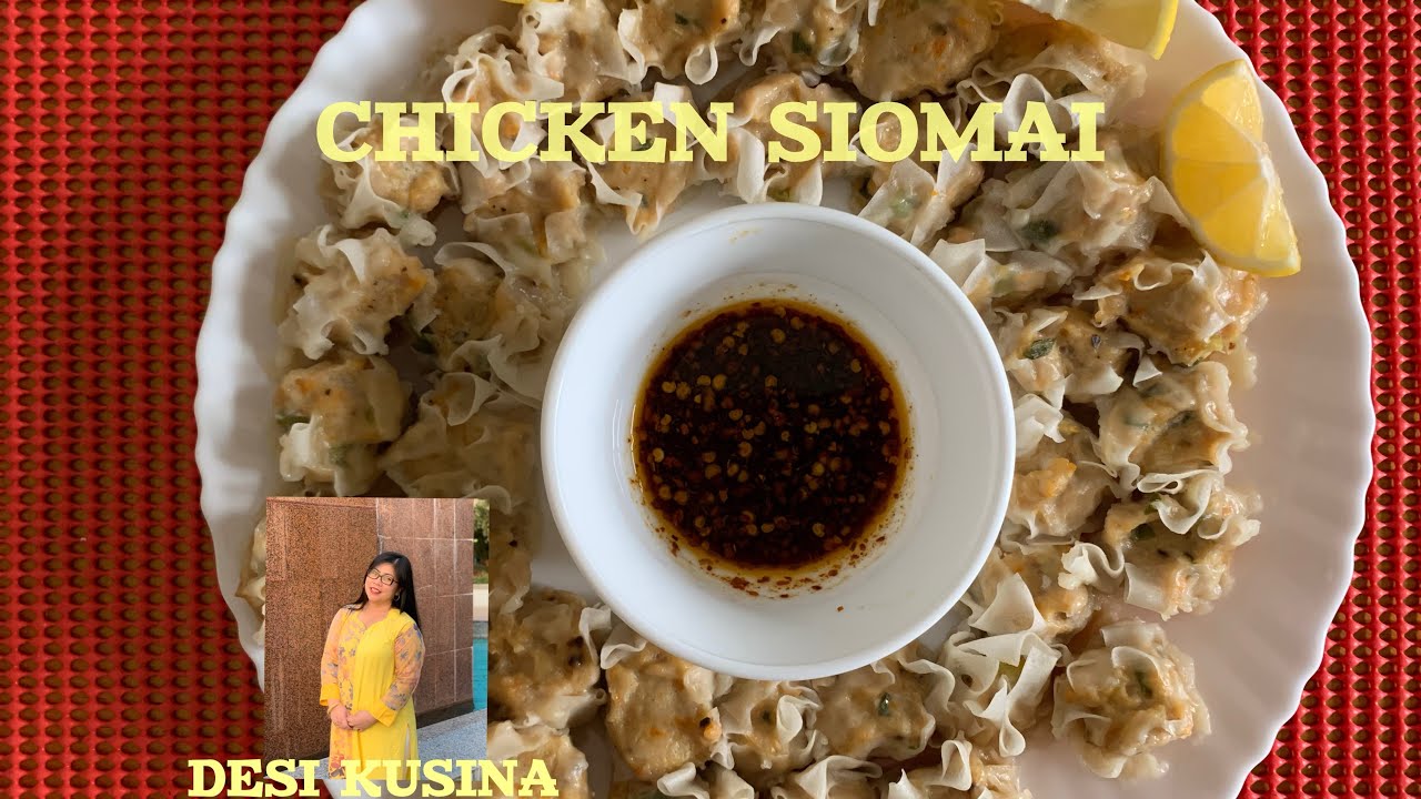 HomeMade Chicken Siomai #pinoyfood #recipe #homemade #food - YouTube
