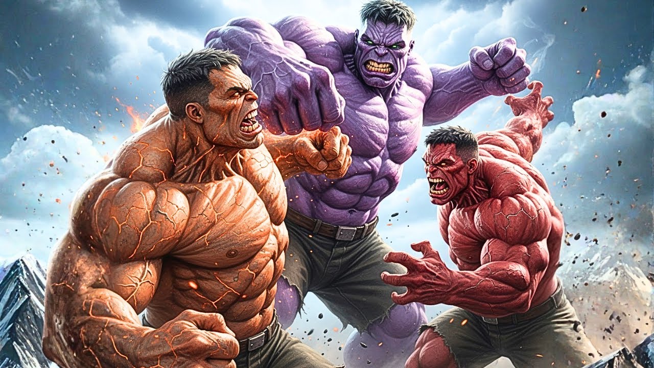 Hulk Trio Showdown on the Moon | Epic Battle Full Movie in 4K Ultra HD ...