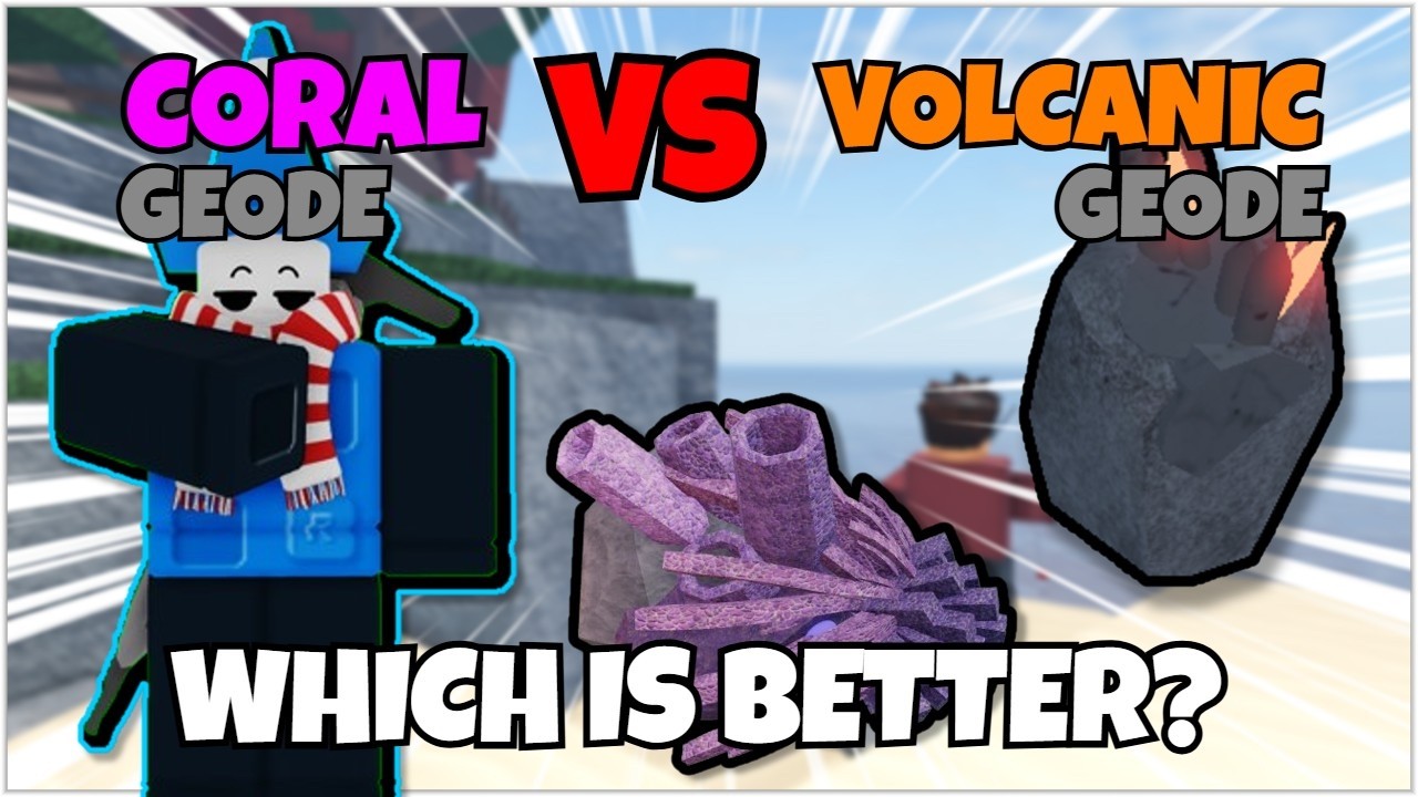 CORAL VS VOLCANIC GEODES (Which Is Better?) | Fisch - YouTube