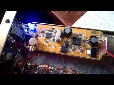 RTL2832+R820 с КВ конвертеом на смесителе ADE-1. - YouTube