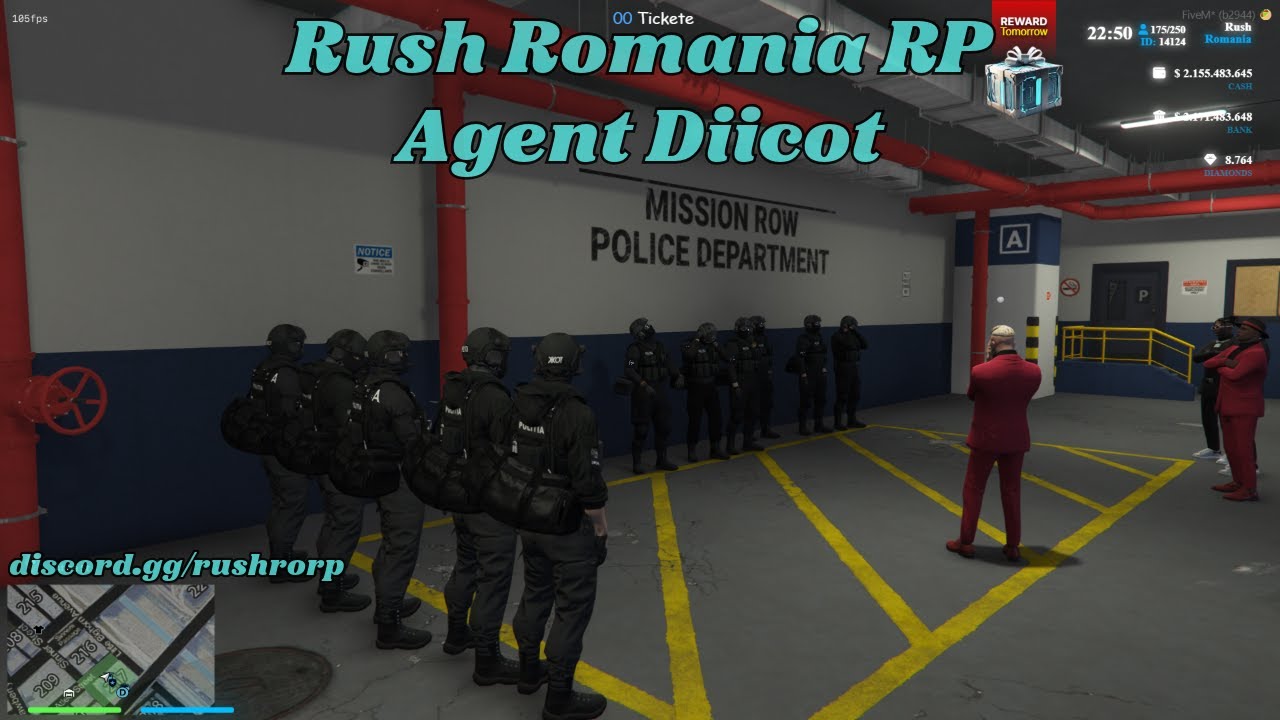 GtaV FiveM - Rush Romania XIII - Agent Diicot - Recrutam Agenti noi ...