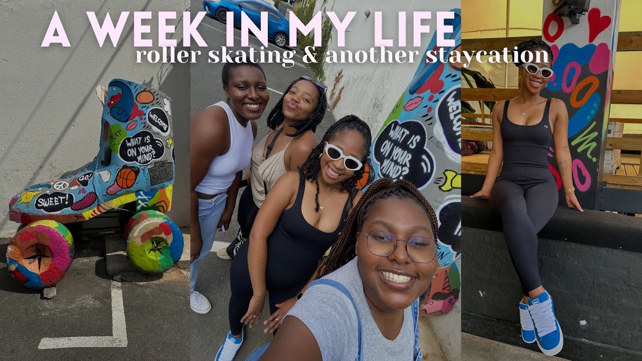 VLOG | Roller Skating & Another Staycation - YouTube