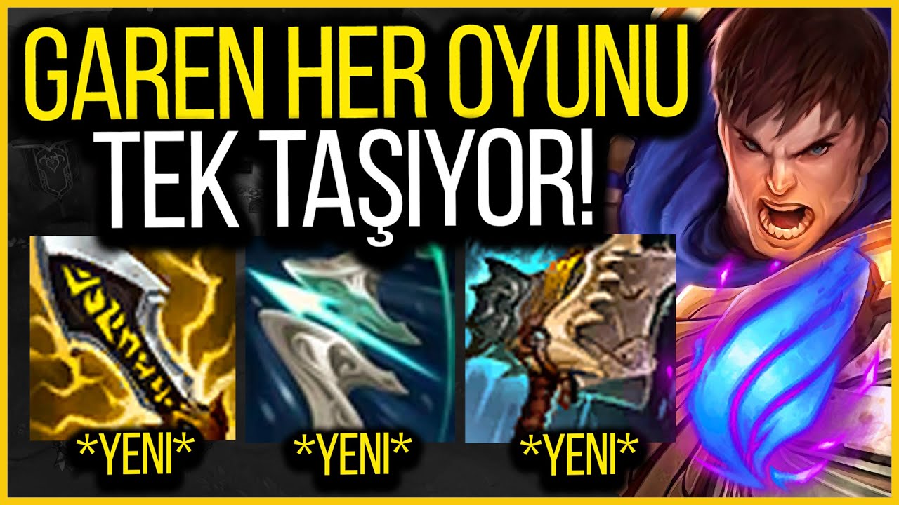 🤴 KRİTİK TEK ATAN TANK GAREN SORUNSALI 🤴 - YouTube