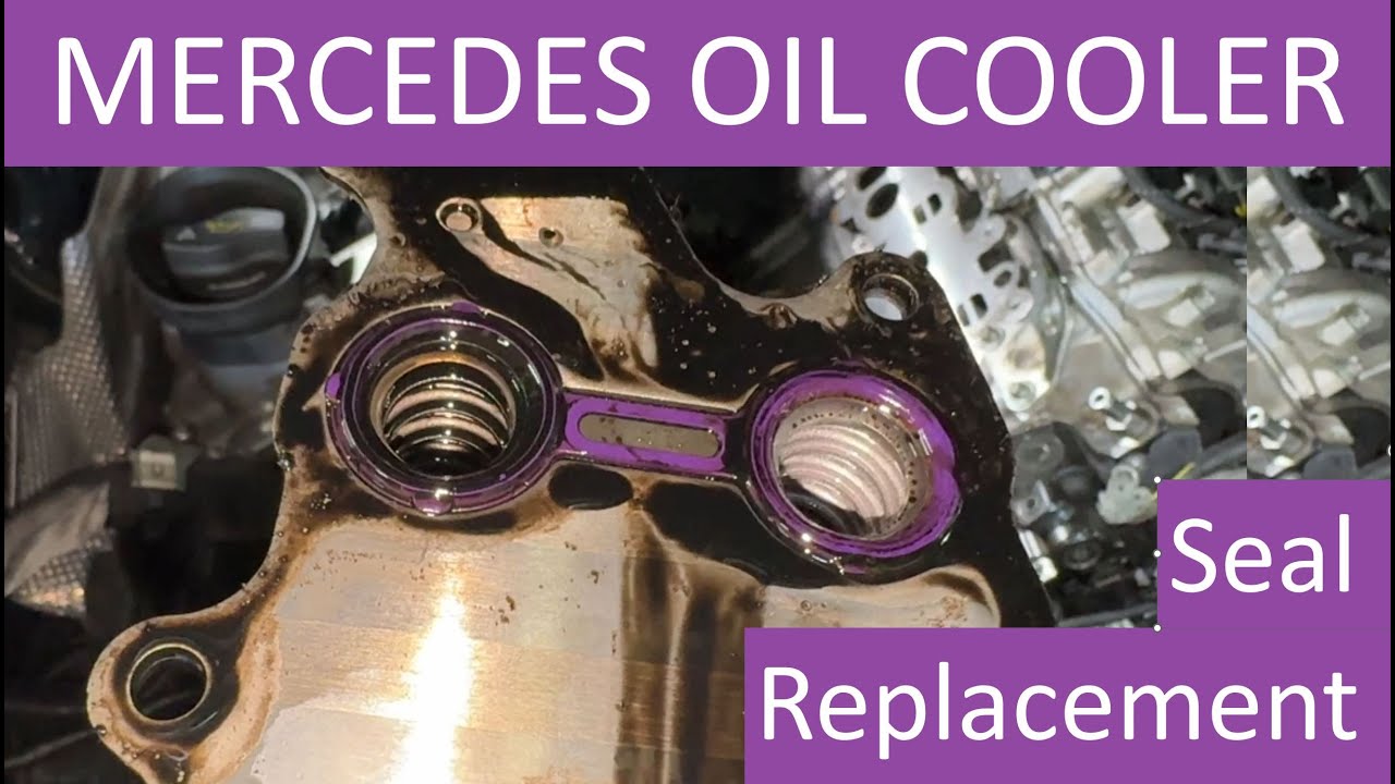 Mercedes Oil Cooler Leak - Complete Removal and Reassembly OM642 - YouTube