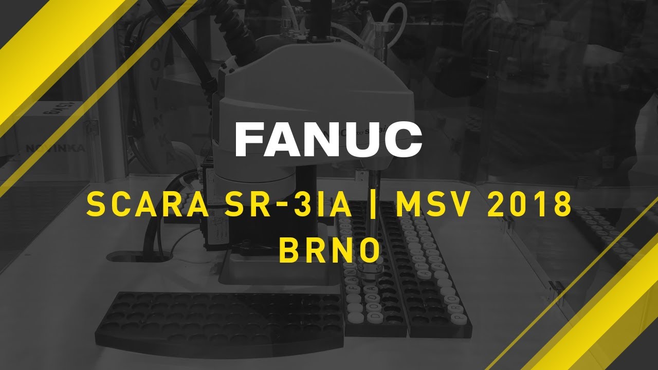 SCARA Robot SR-3iA | Představení na MSV 2018 v Brně - YouTube
