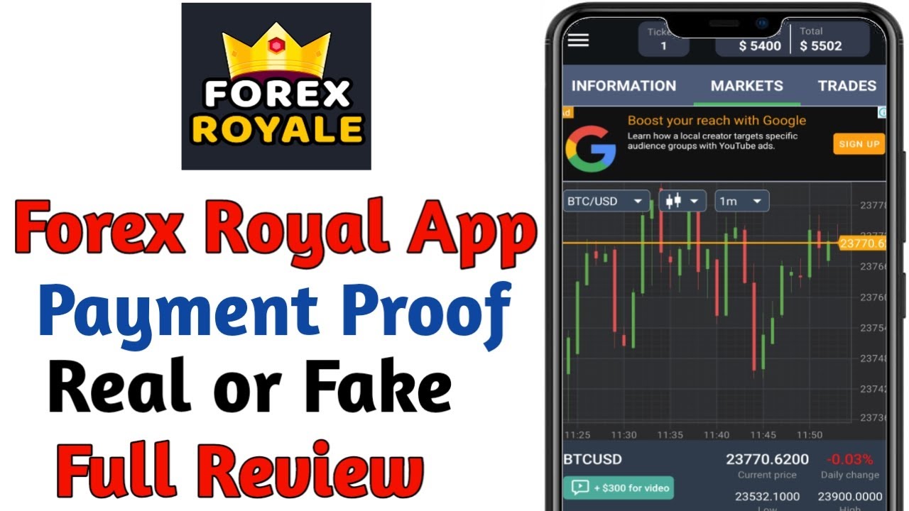 Forex Royal Website Real or Fake - Forex Royale App Payment Proof ...