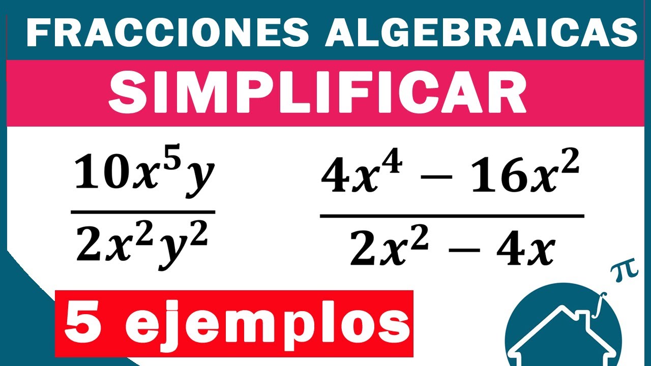 🟥 Simplificación de Fracciones Algebraicas - YouTube