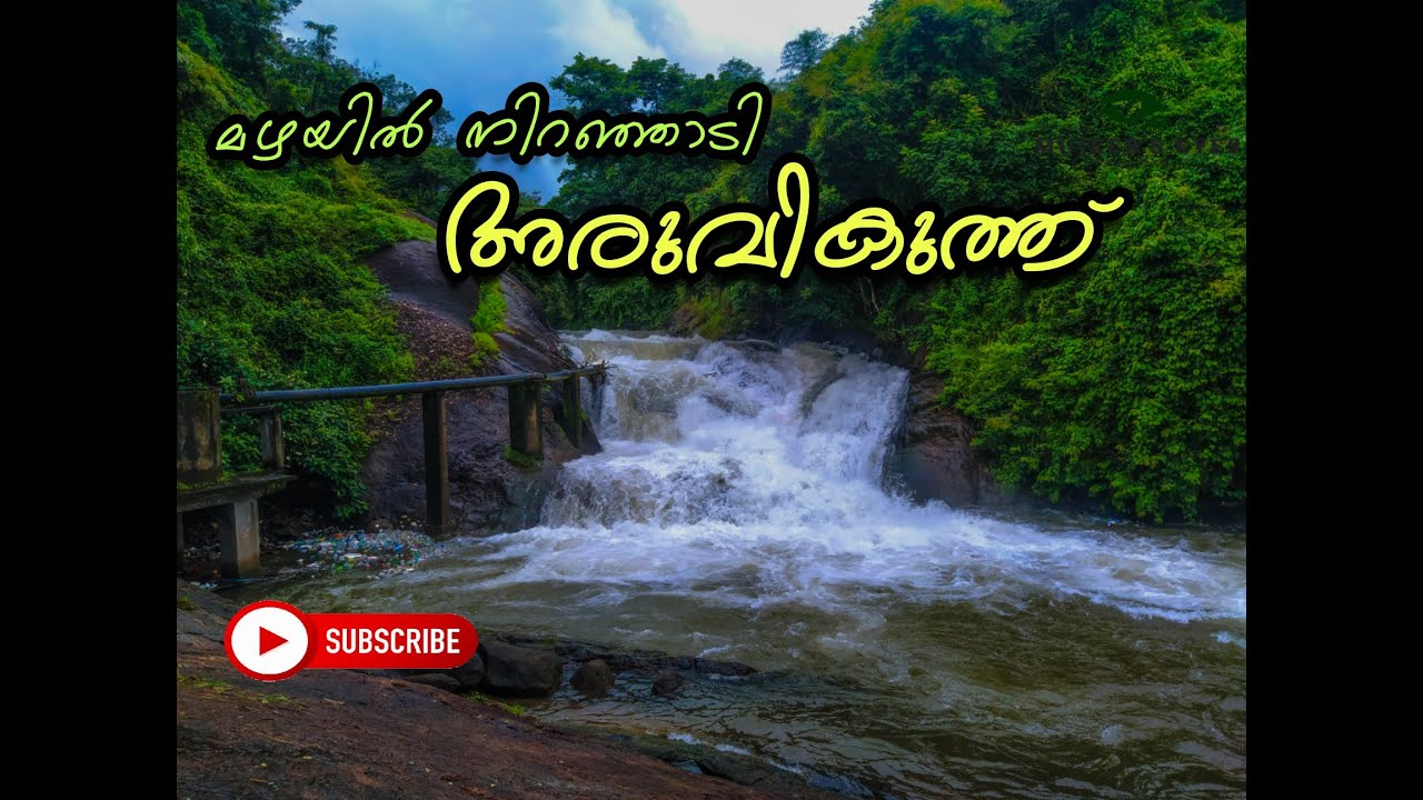 aruvikuthu waterfall - അരുവികുത്ത് - अरुवी झरने - YouTube