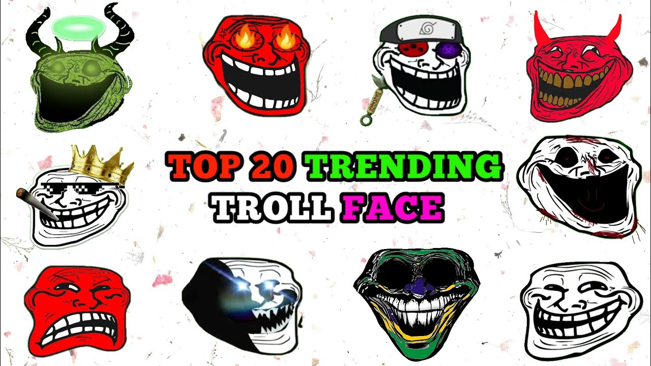 TOP 20 TRENDING TROLL FACE IN GREEN SCREEN |#TROLLFACE #VIRALVIDEO ...