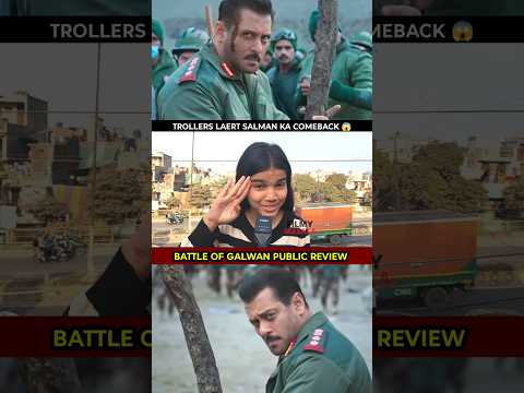 battle of galwan teaser  public review | salman khan | battle of galwan public talk #shorts