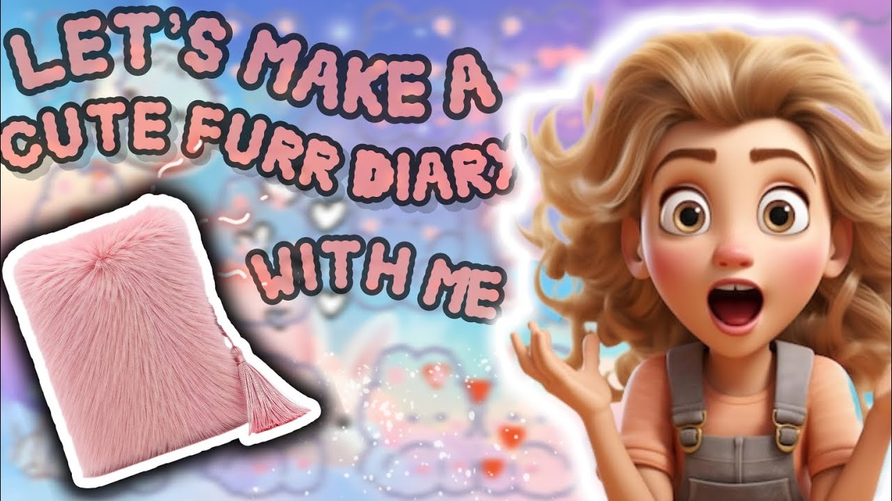 l made a really cute furr diary 🩷 - YouTube