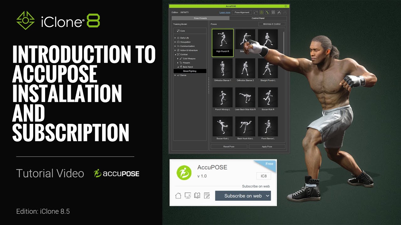 Introduction to AccuPOSE Installation and Subscription | iClone ...