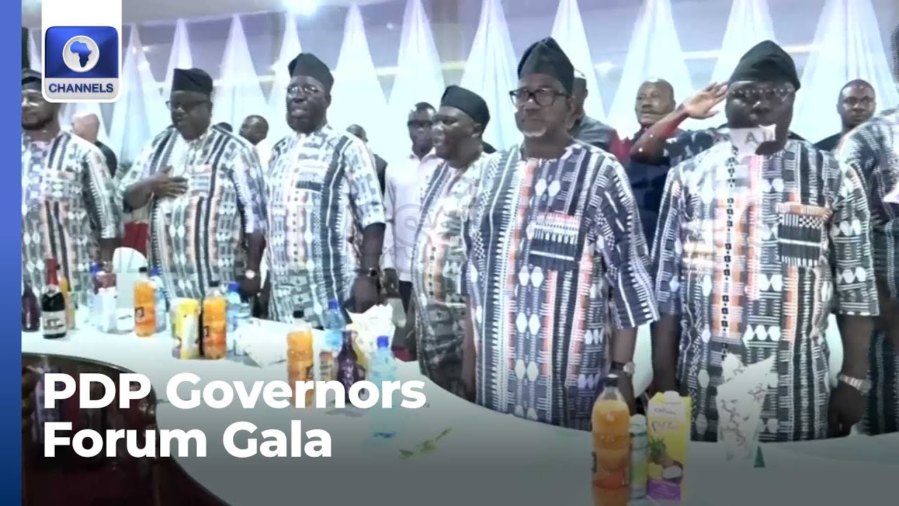 PDP Holds Governors Forum Gala In Taraba | Live - YouTube