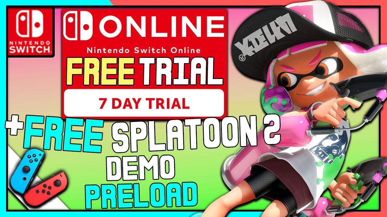 FREE Switch Online Trial, FREE Splatoon 2 Demo Preload Now + More ...