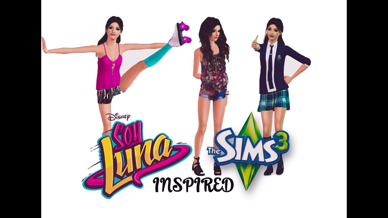 Disney's Soy Luna "Luna Valente" (Inspired) I Sims 3 CAS - YouTube