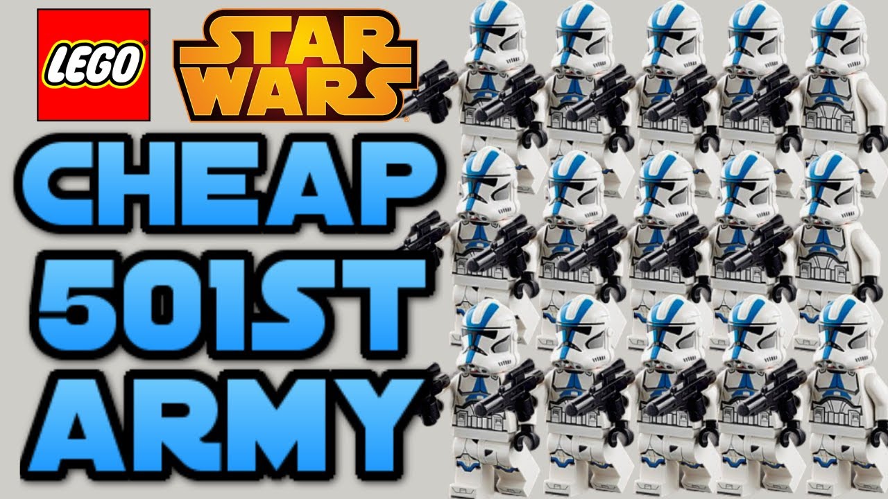 How to build a CHEAP LEGO 501ST CLONE ARMY (2020) - YouTube