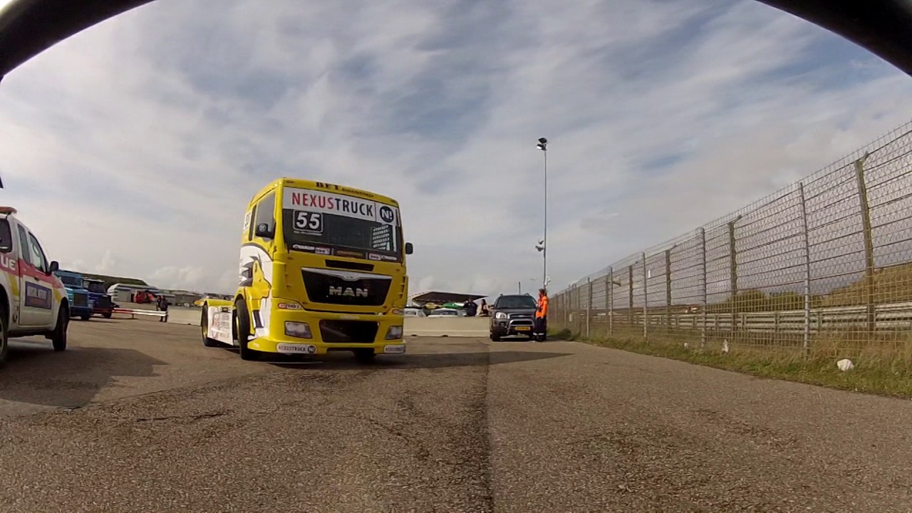 Dutch Truck Racing Paasraces Race 3 - Onboard Dutch Donkey - YouTube