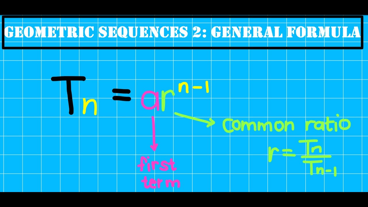 Geometric Sequences 2: General formula - YouTube