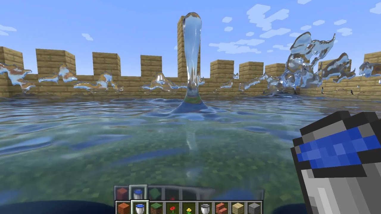 Minecraft Realistic Water - YouTube