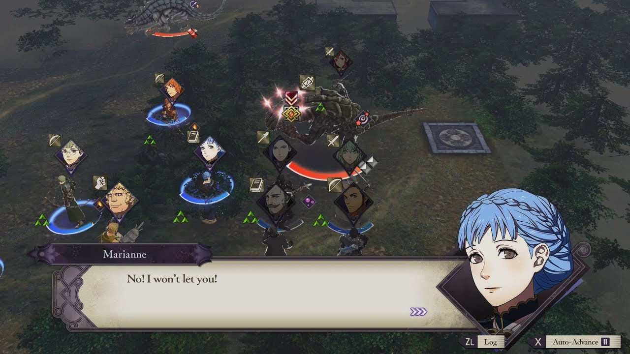 Fire Emblem: Three Houses - Marianne Vs Wandering Beast Unique Dialogue ...