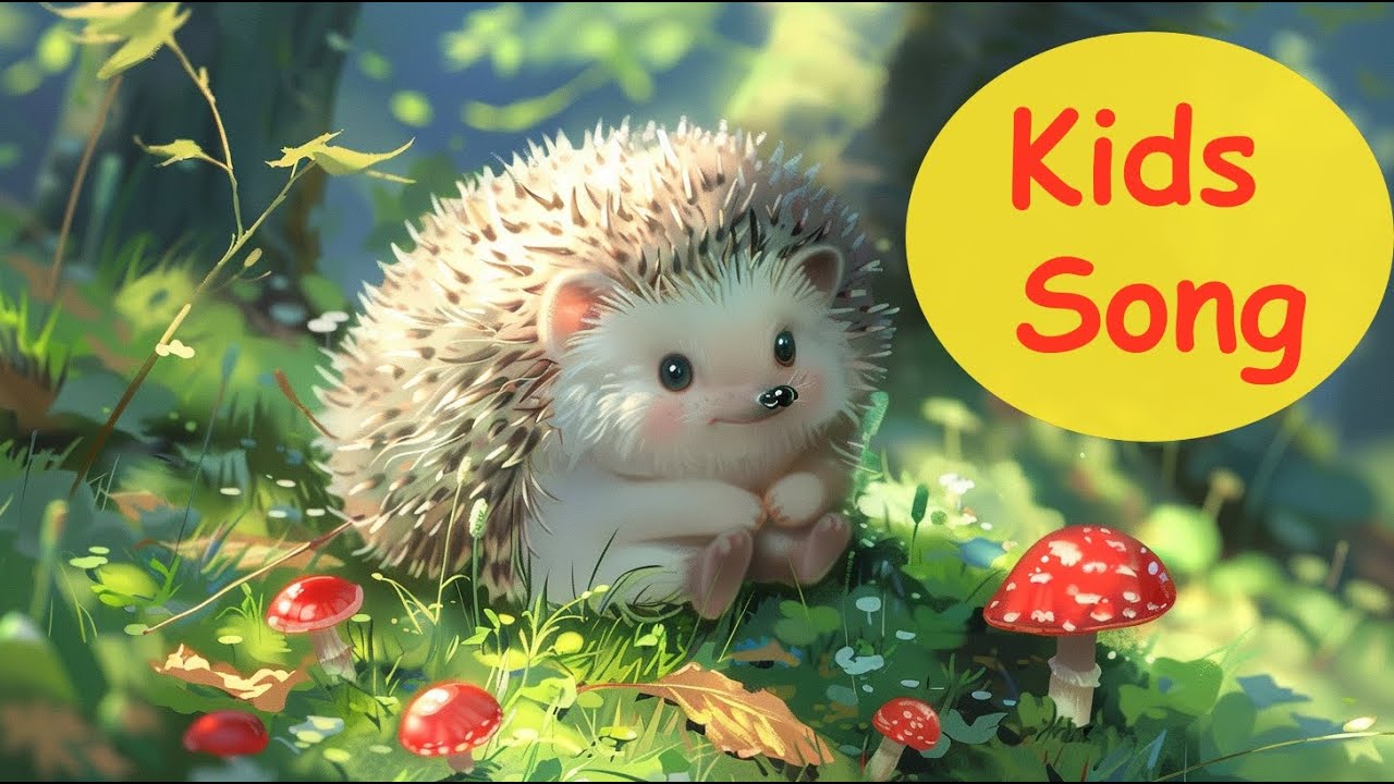 Cute Little hedgehog - Simple Kids Song - Nursery Rhymes - YouTube
