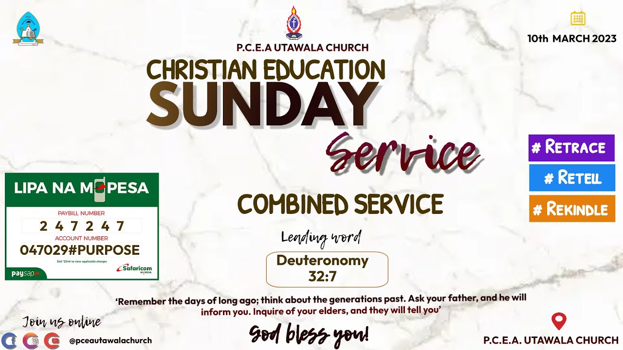 CHRISTIAN EDUCATION SUNDAY SERVICE {10-03-2024} - YouTube