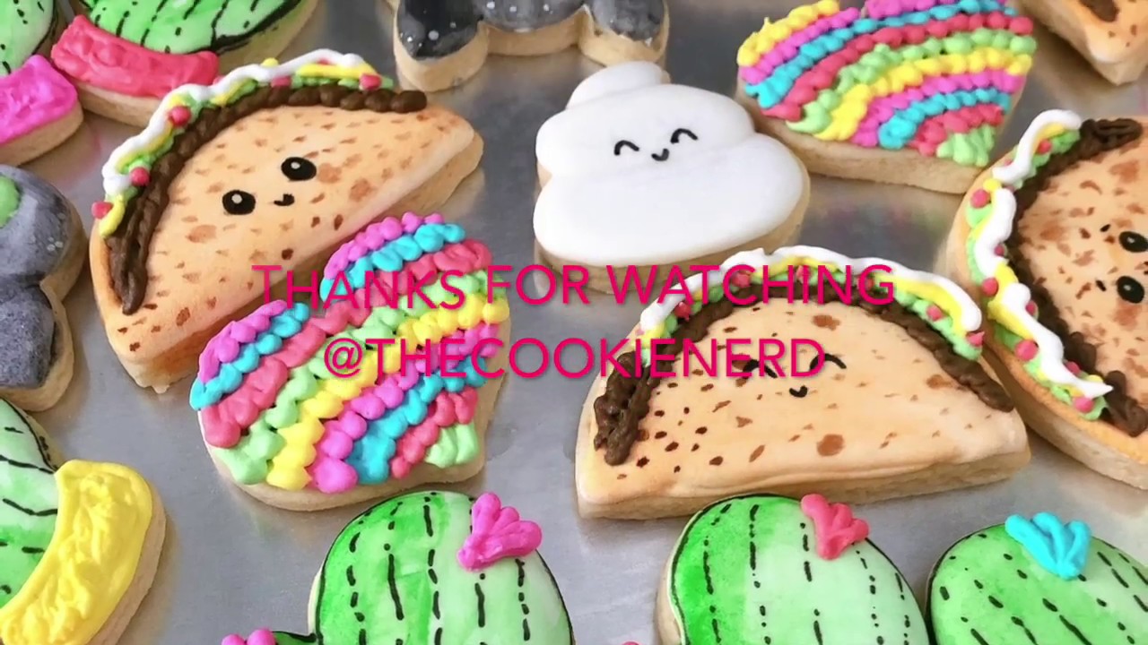 Fiesta Themed Cookies - YouTube