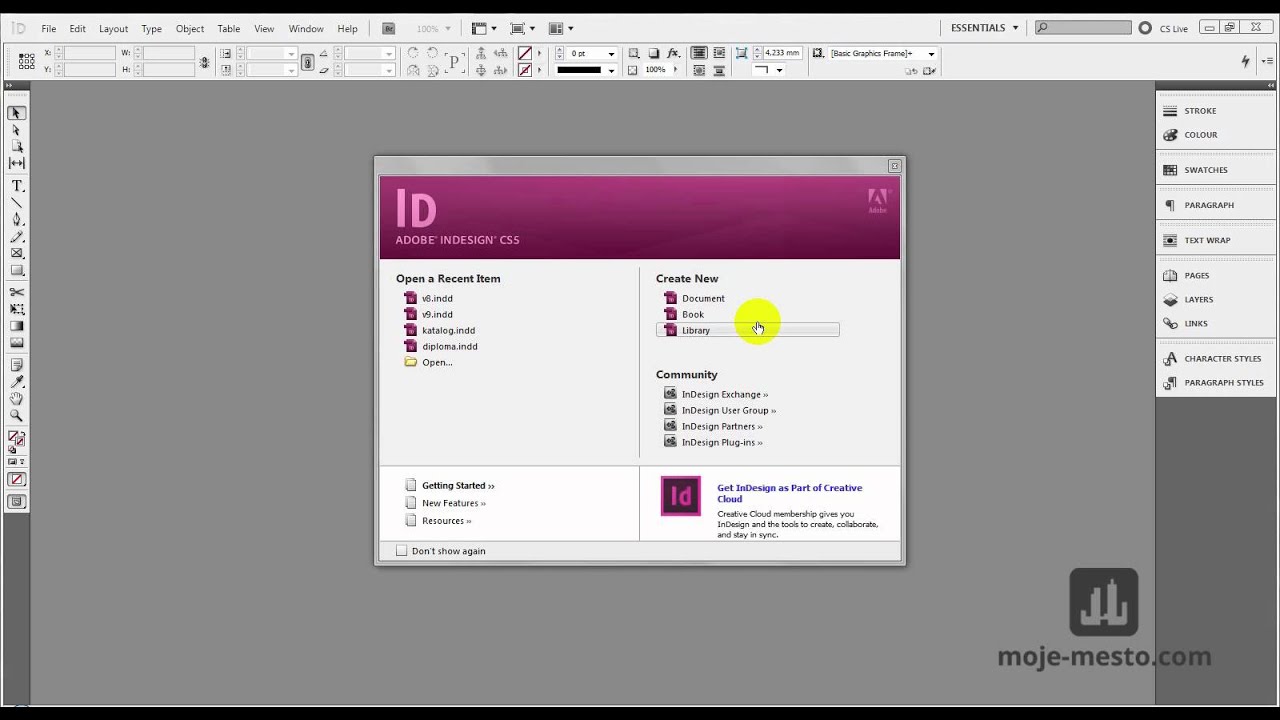 InDesign 1: Predstavitev programa - YouTube