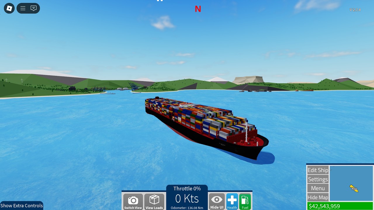 Atlantic Class Container Ship Tour | Shipping Lanes | Roblox - YouTube