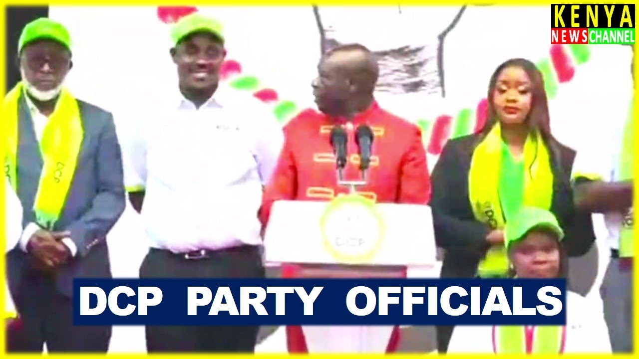 Gachagua unveils Leadership & Officials of DCP Party - The Democracy ...
