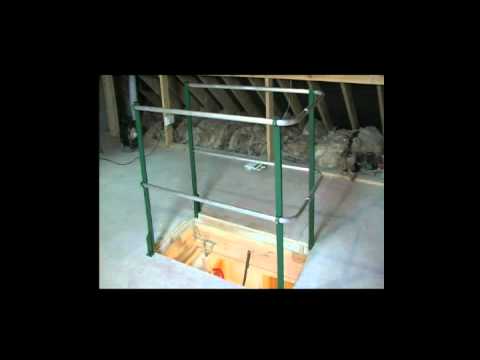 Attic Safety Rail Could Save Your Life - YouTube