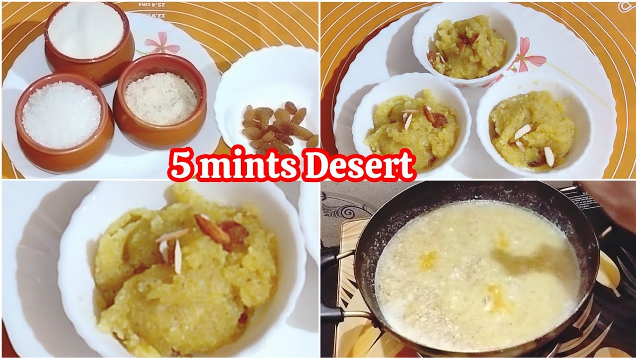 5 mint Desert Recipe I Make your Guest Happy To Make This Old & Healthy ...