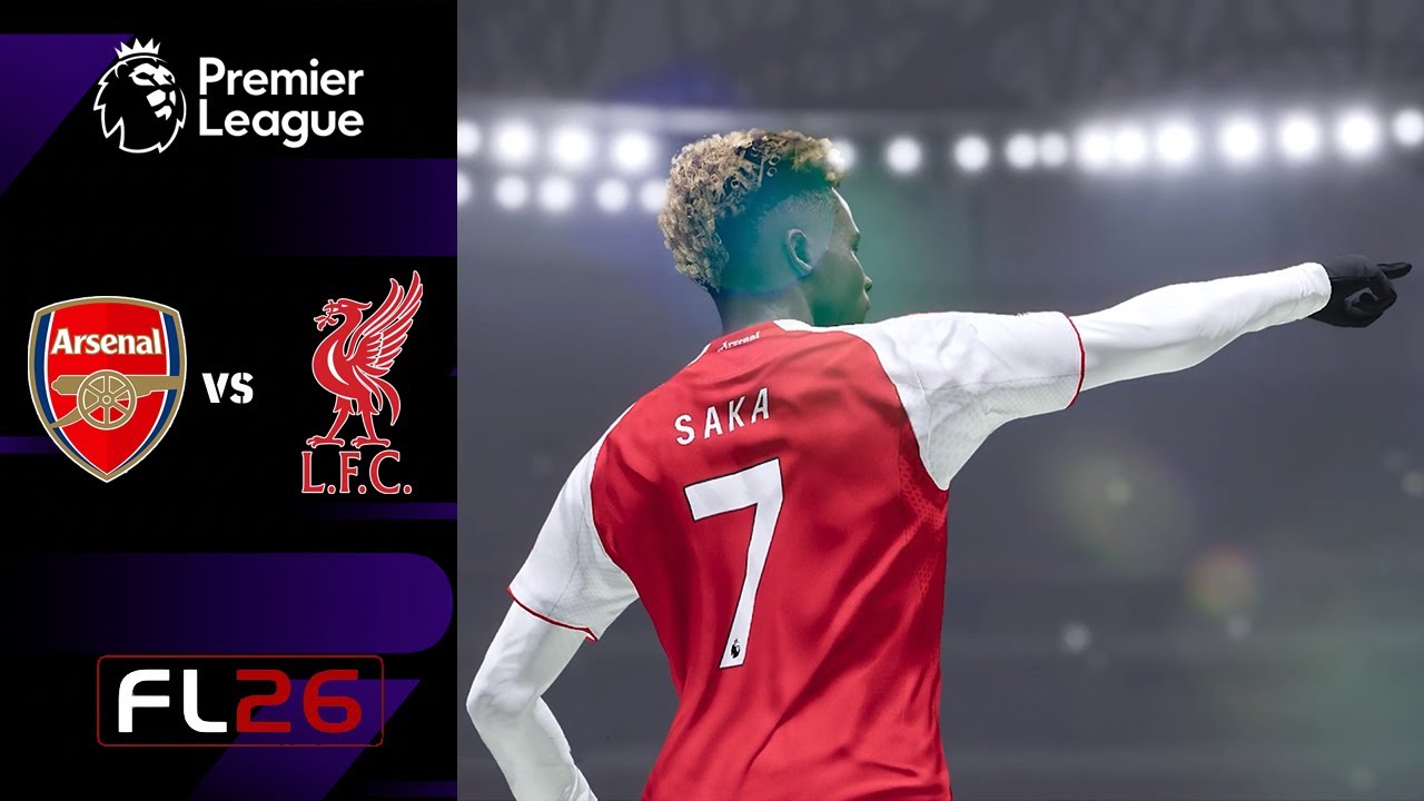 FL 26 | Premier League 25/26 | Arsenal vs Liverpool | Realistic MODs ...