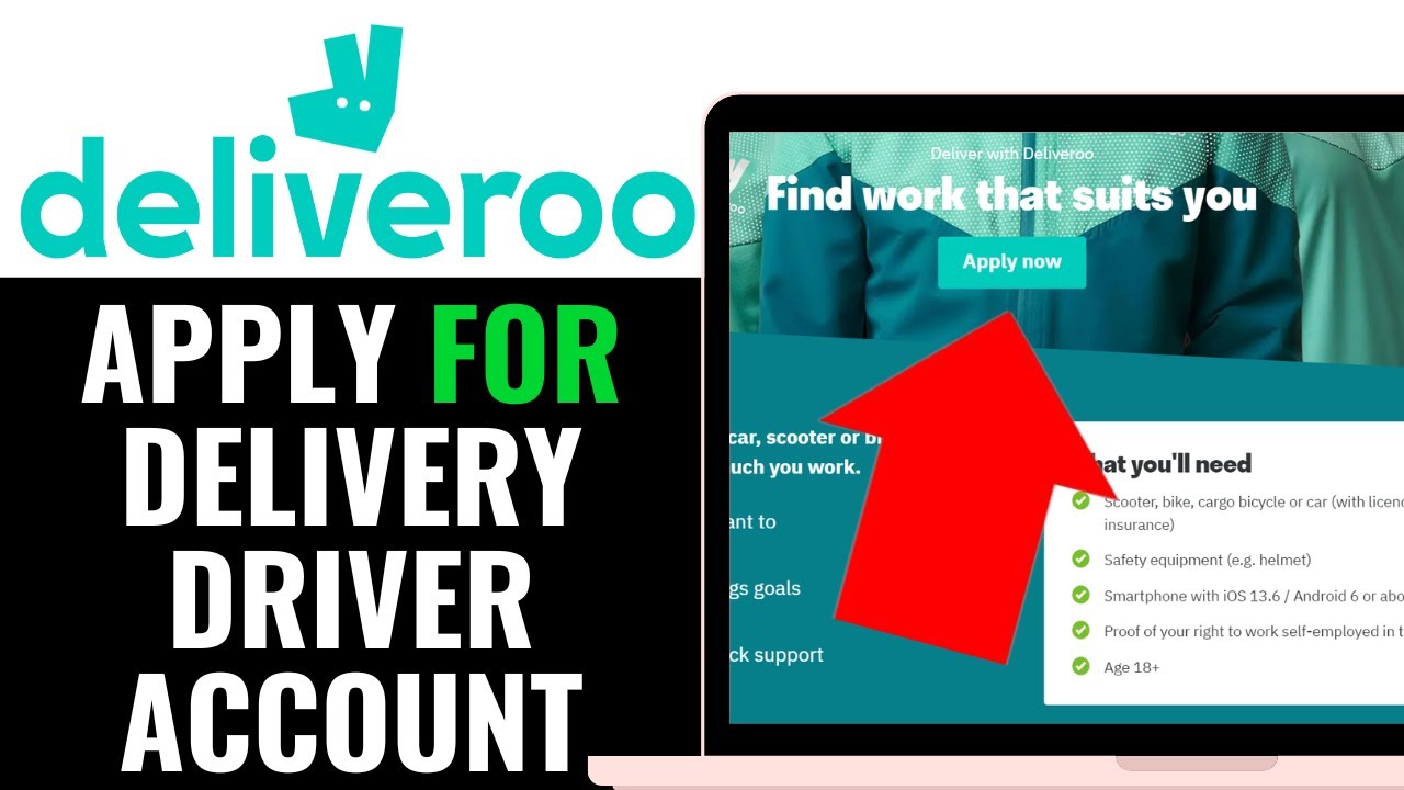 How To Apply For A Delivery Driver Account In The Uk Deliveroo 2025 ...