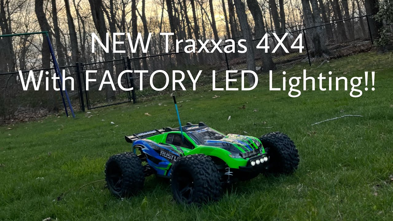 NEW TRAXXAS RUSTLER 4X4 With FACTORY LED LIGHTS | Overview, set-up ...