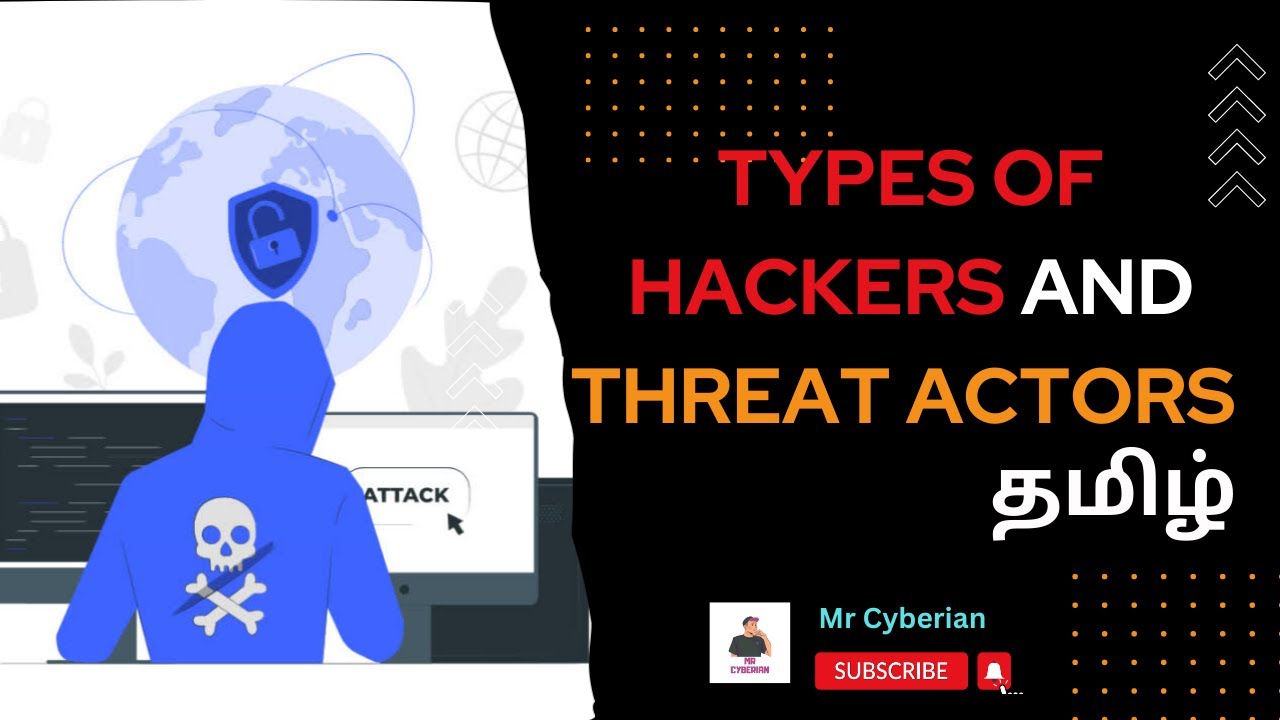 Hackers' Types and Threat Actors - தமிழ் || Ethical Hacking || Mr ...