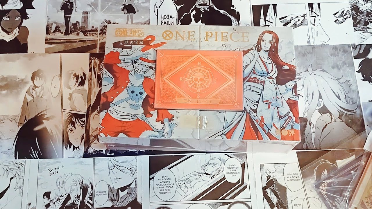 Распаковка самого лучшего бокса с карточками по аниме Ван-Пис! One ...