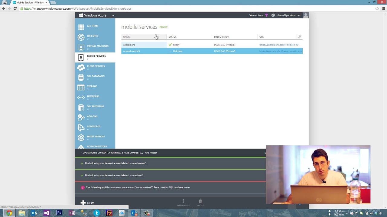 İlk Azure Mobile Services Uygulamamız - YouTube