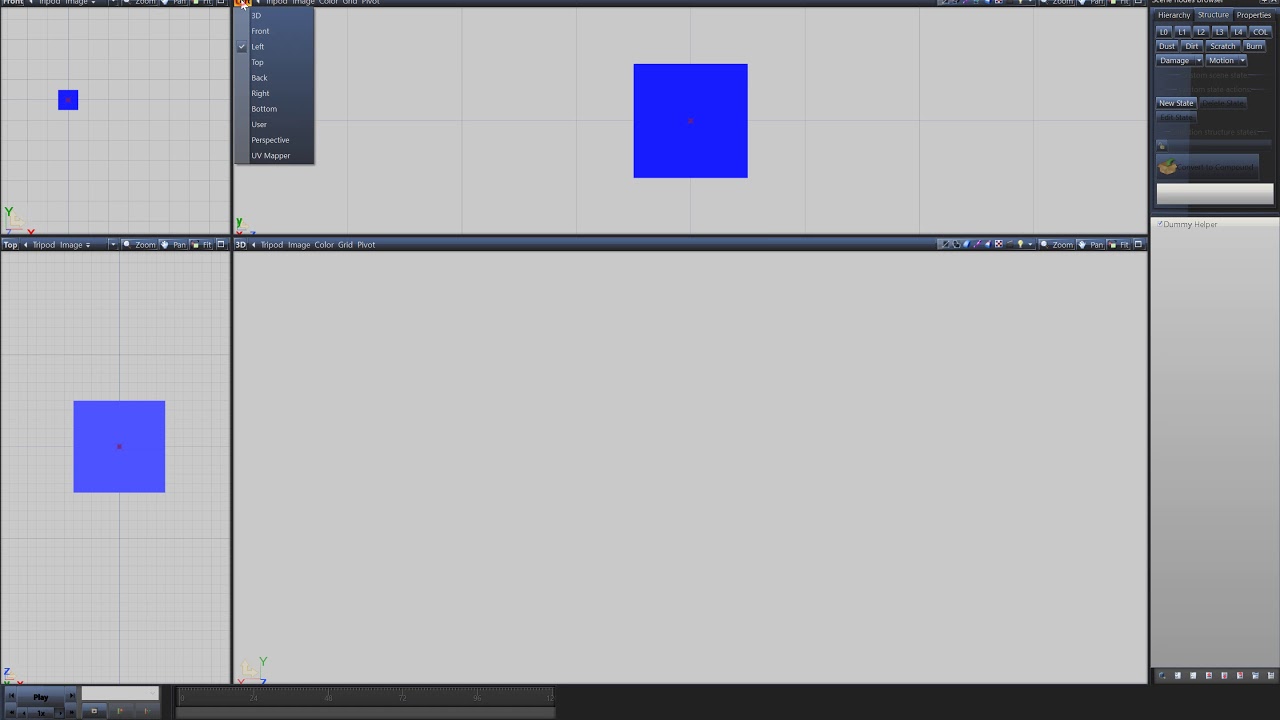 Zmodeler3 Best Beginner Tutorial - Make a Simple Cube+Texture - YouTube