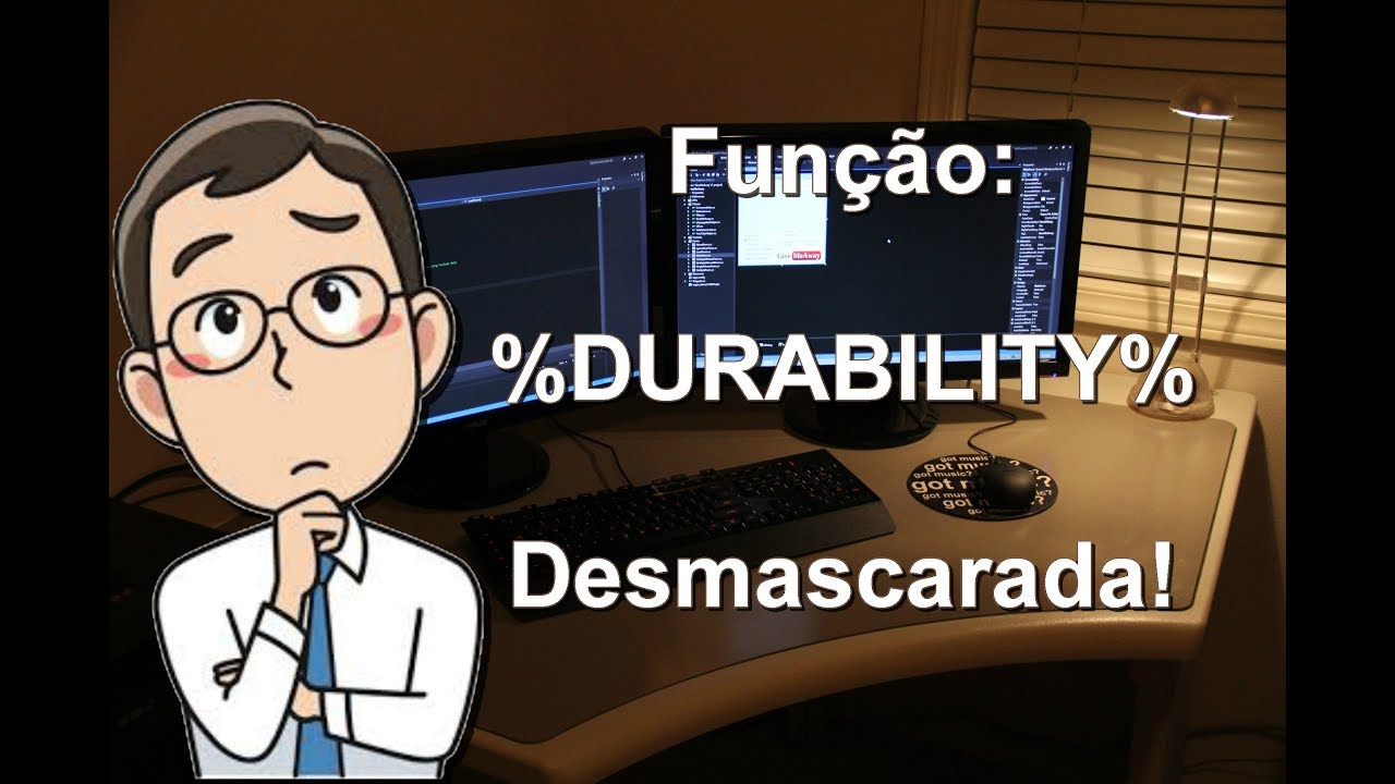 Como criar macro para minecraft - Tutorial [ 4 ] FUNÇÃO %DURABILITY ...