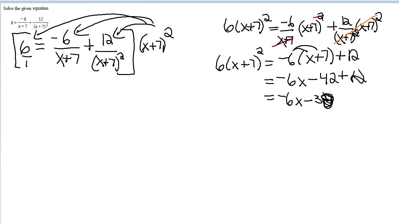 Upenn PFP REview Solving a Multi-Step Quadratic Equation - YouTube