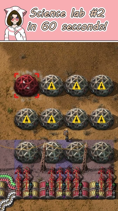 How to build lab setup #2 | 60 seconds Factorio #shorts - YouTube