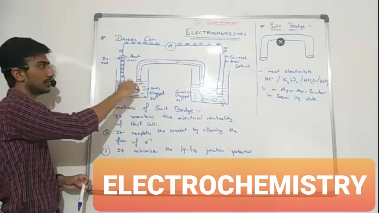 Class 12 | Electrochemistry | Lecture 1 | Daniel Cell | NCERT/JEE MAINS ...