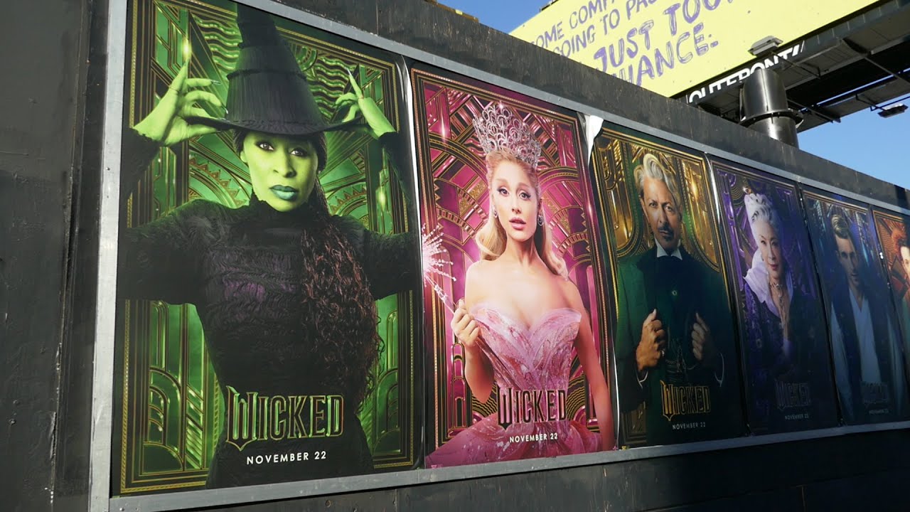 Wicked Posters Billboard Sunset Blvd Los Angeles California USA ...