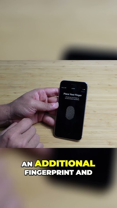 Add Multiple Fingerprints to iPhone Touch ID - YouTube