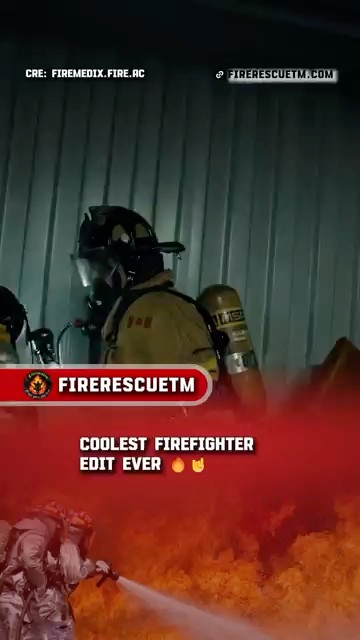 Coolest Firefighter Edit 🤟🤟🤟 #firefighter #firefighterworkout #fireman ...
