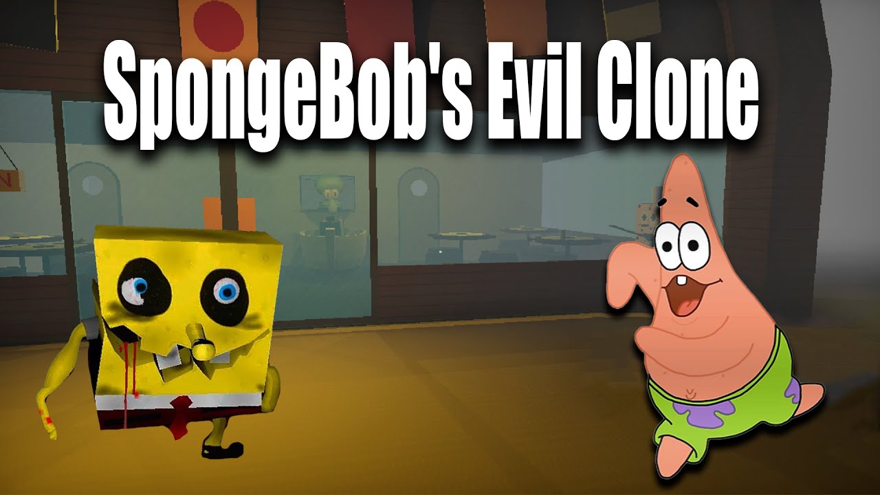 This Was Funny And Scary SpongeBob's Evil Clone - YouTube